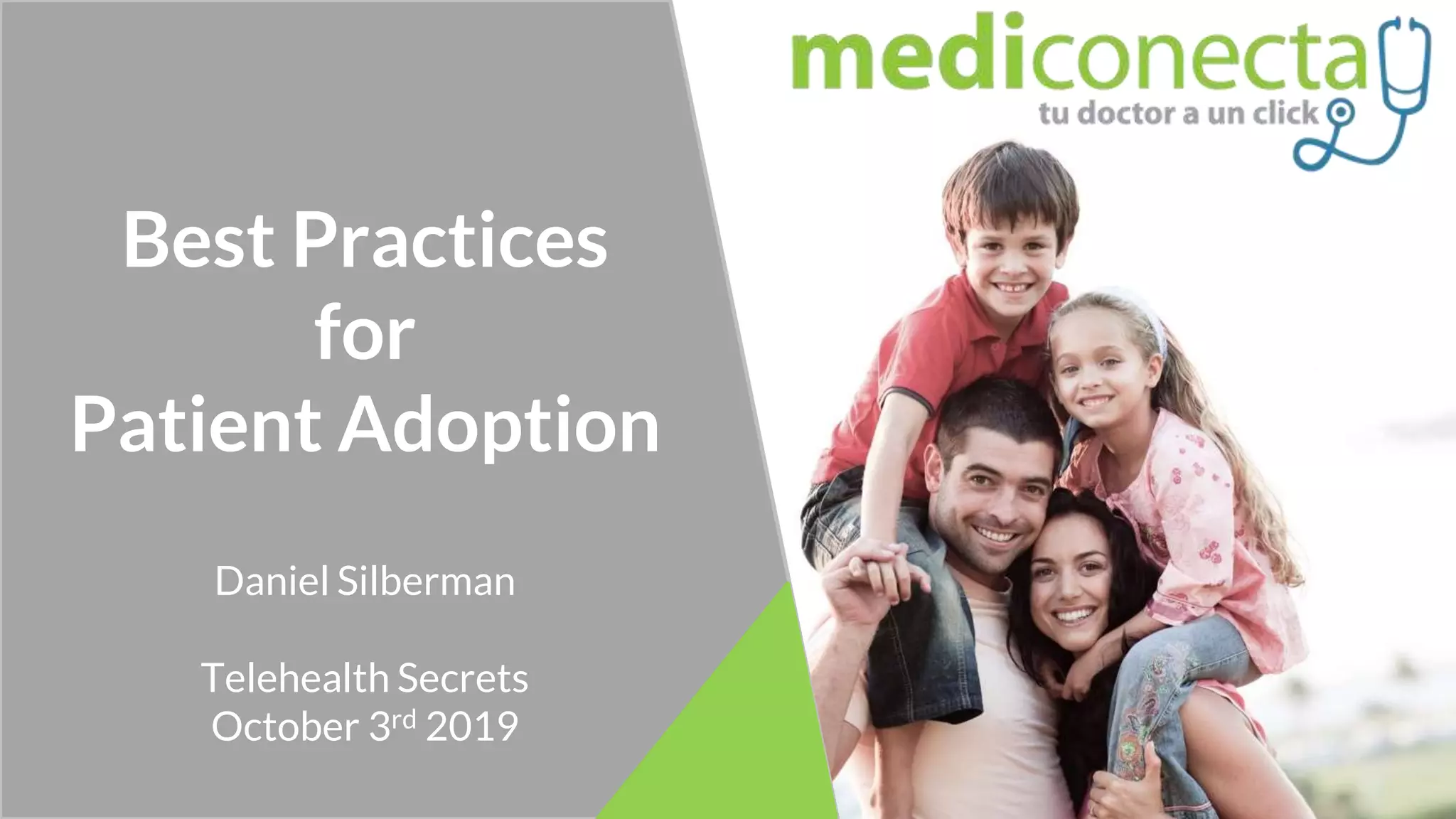 Telehealth Secrets 2019: Best Practices for Patient Adoption - Daniel ...