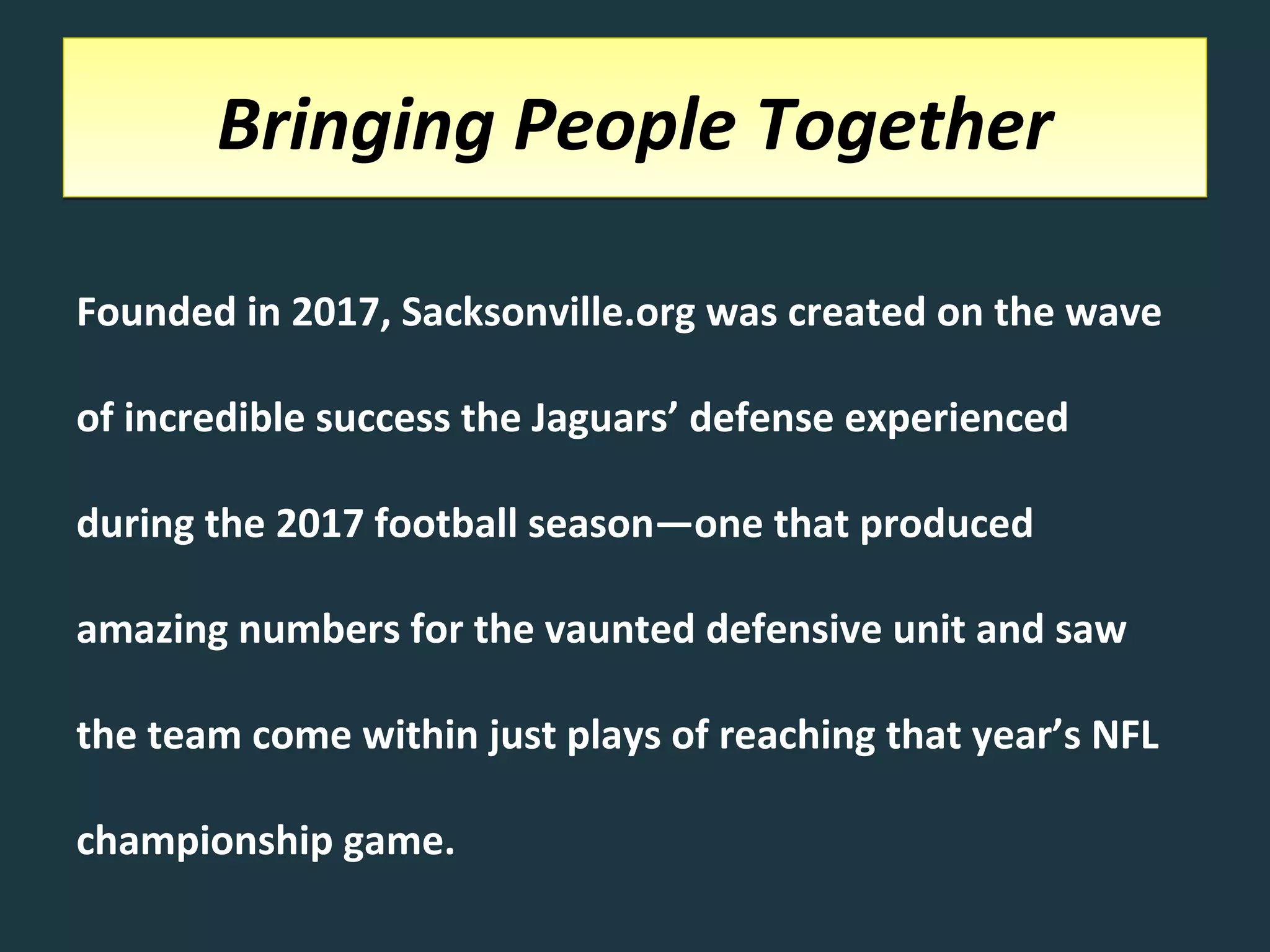 Daniel Skuta - Defending Kids from Hunger | PPT | American Football ...
