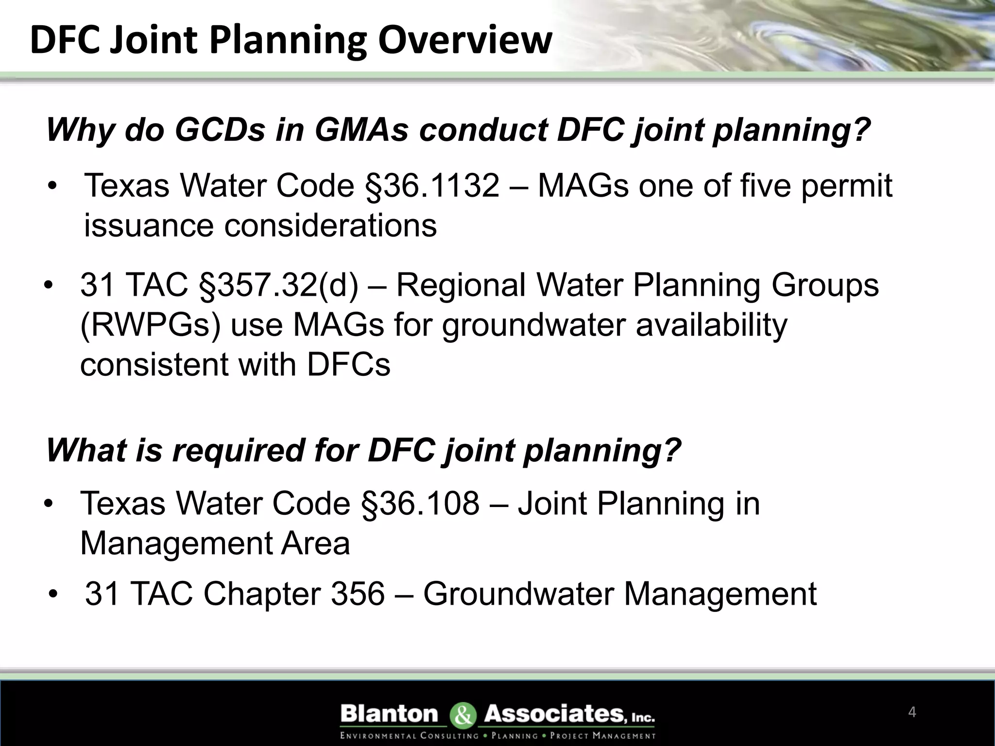 DFC Joint Planning Overview - Velma Danielson | PPTX
