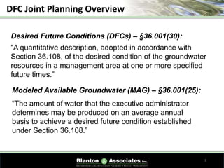 DFC Joint Planning Overview - Velma Danielson | PPT