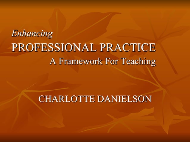 Danielson Domain 4 | PPT