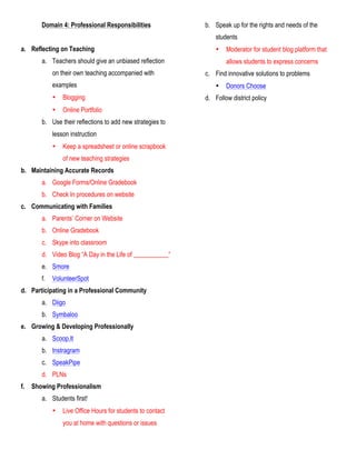 Danielson distinguised tools snapshot petec2014 | PDF
