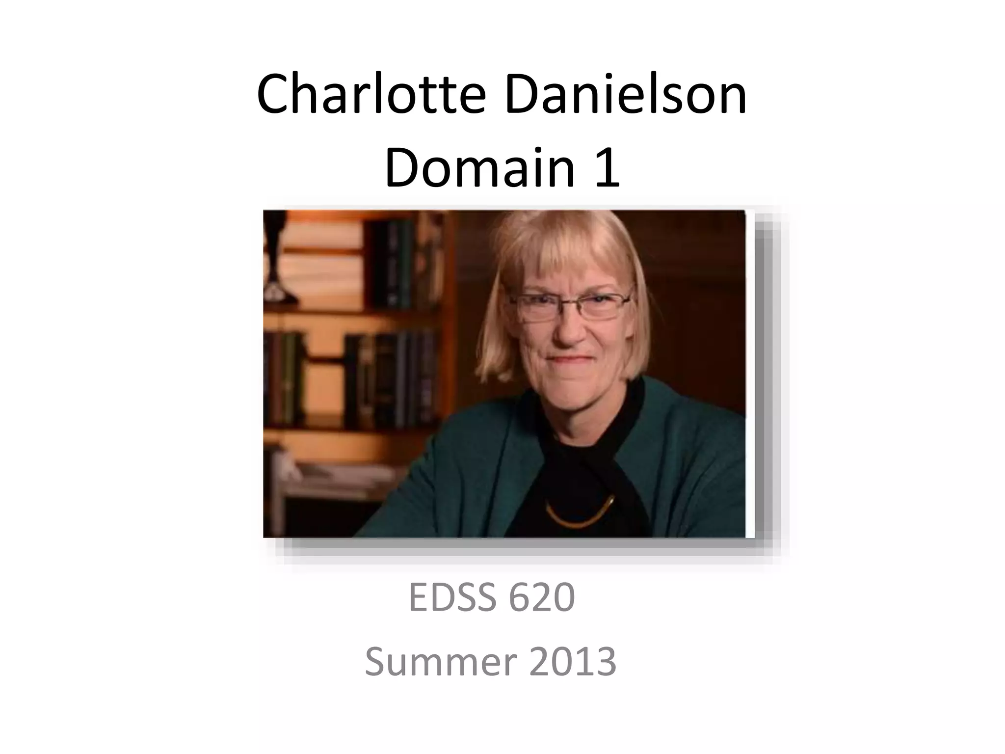 Danielson Domain 1 | PPTX | Professional School | Postgraduate Education