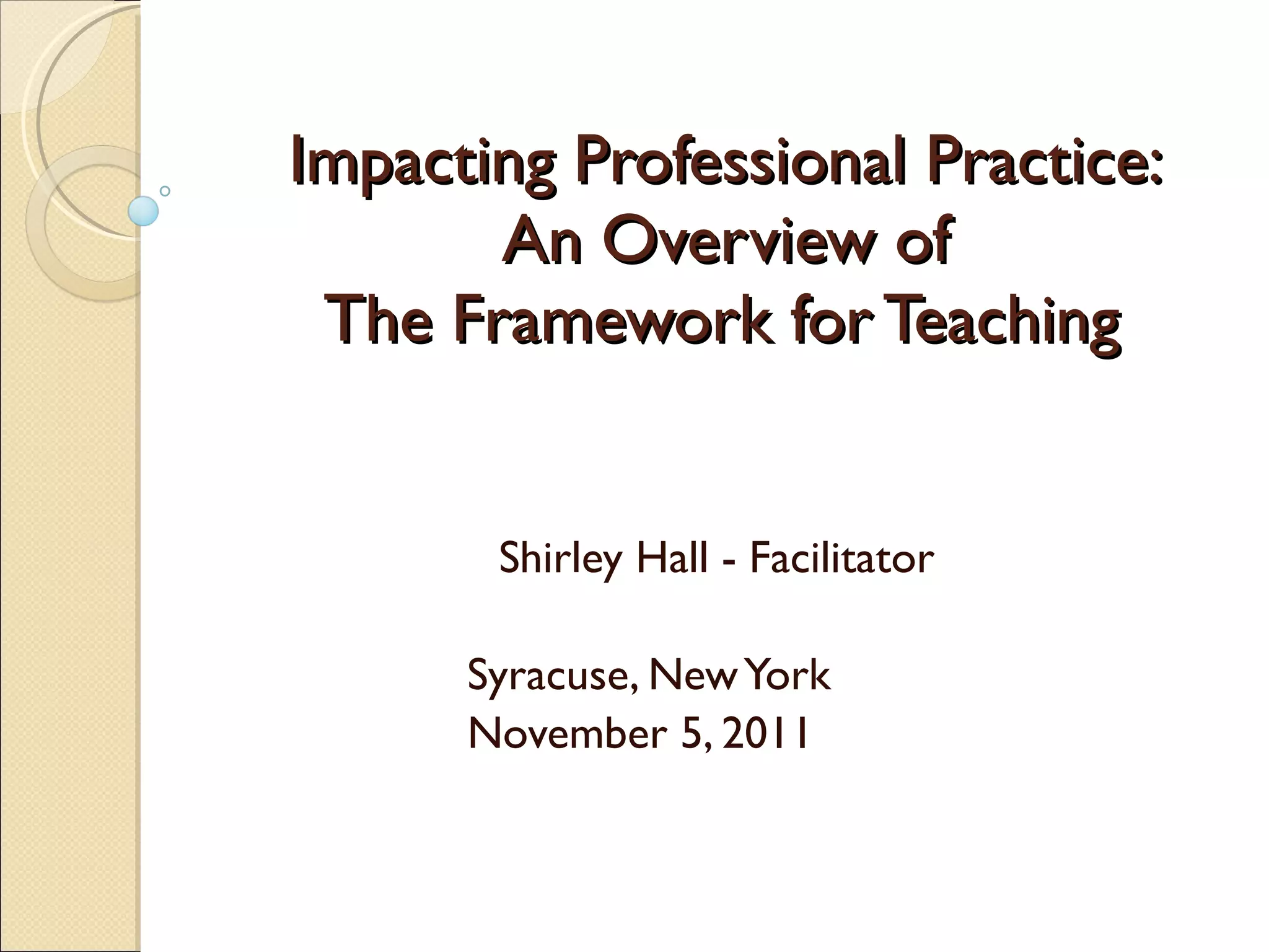 Danielson framework overview syracuse new york pptx copy 2.2003 version ...