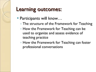 Danielson framework overview syracuse new york pptx copy 2.2003 version ...