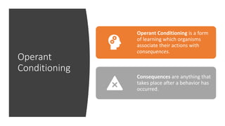 Daniel's operant conditioning project | PPT