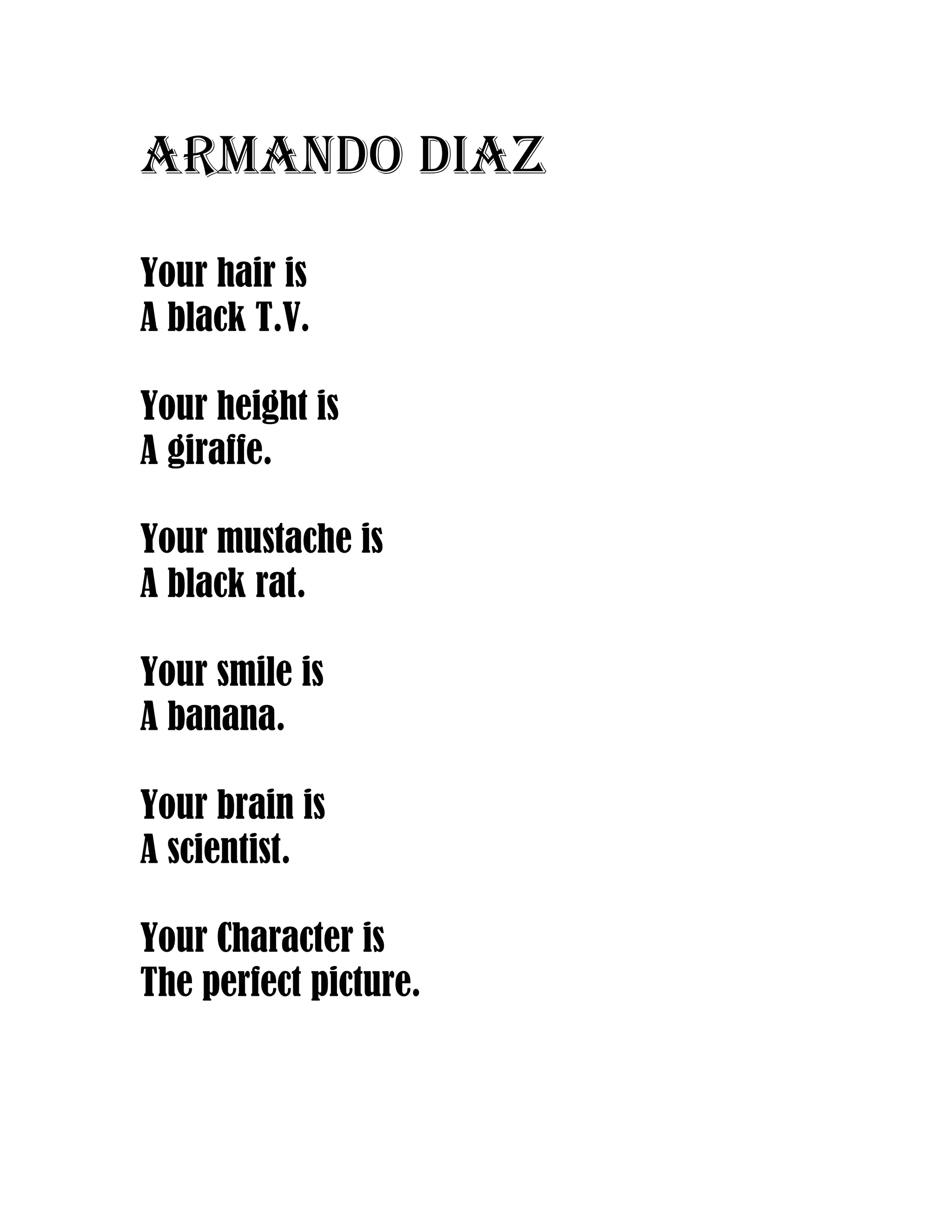 Daniel's poems | DOC