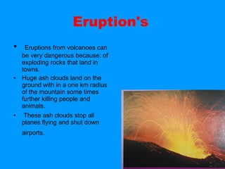 Daniel’s power point on volcano's | PPS | Geology | Science