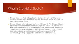 Storybird studio technology tutorial | PPT