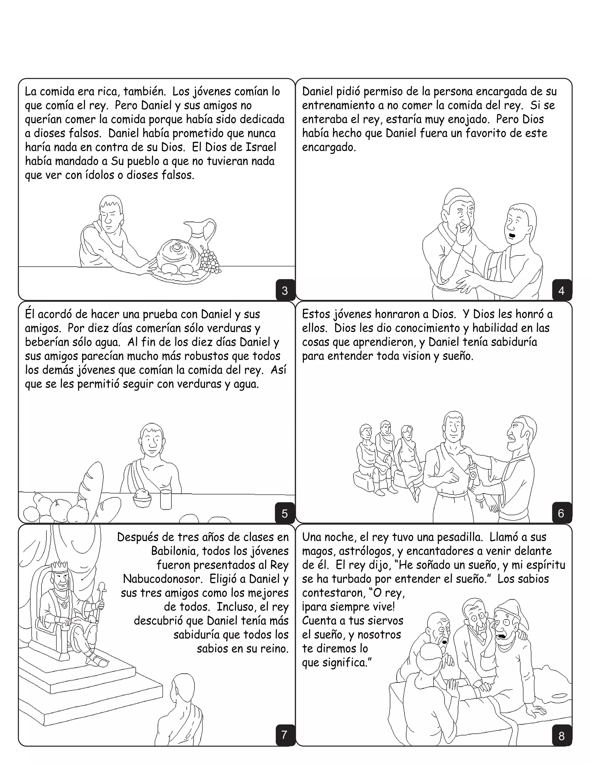 Daniel the captive spanish cb6 | PDF