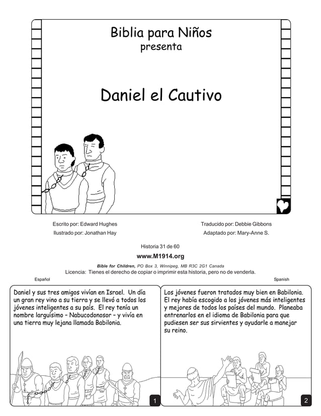 Daniel the captive spanish cb6 | PDF