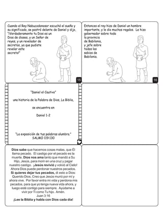 Daniel the captive spanish cb6 | PDF