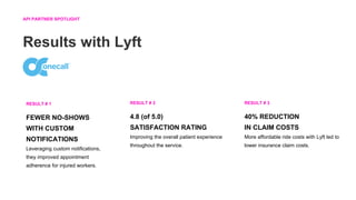 Non-emergency medical transportation powered by Lyft | PPTX