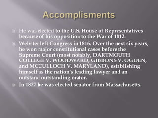 Daniel webster | PPTX