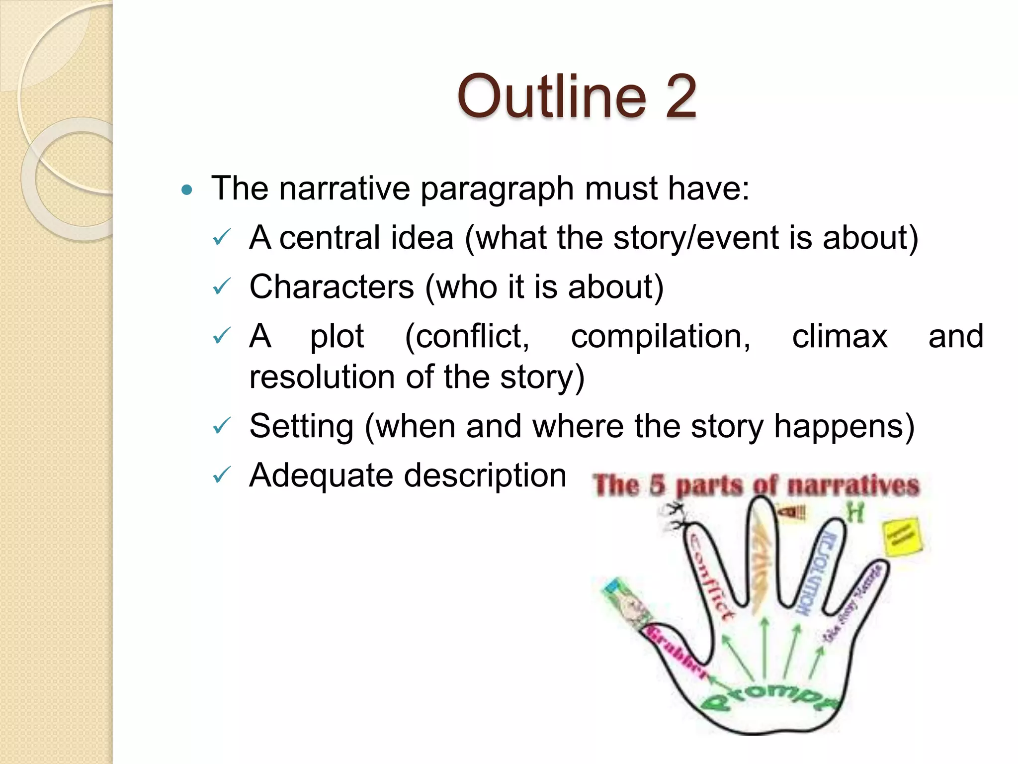 Dani Ordoñez_Academic Writing unit 2 Narrative Paragraph | PPT