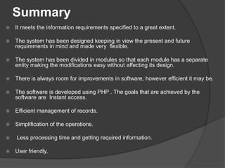 Online Examination System | PPTX | Programming Languages | Computing