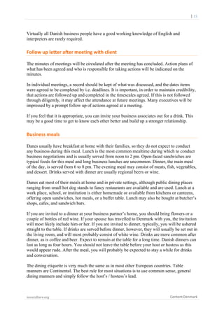 Danish business culture guide - Learn about Denmark | PDF