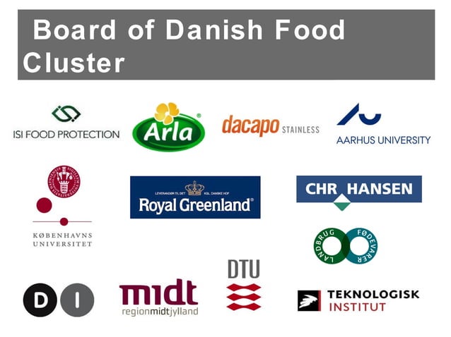 Danish Food Cluster presentation | PPT
