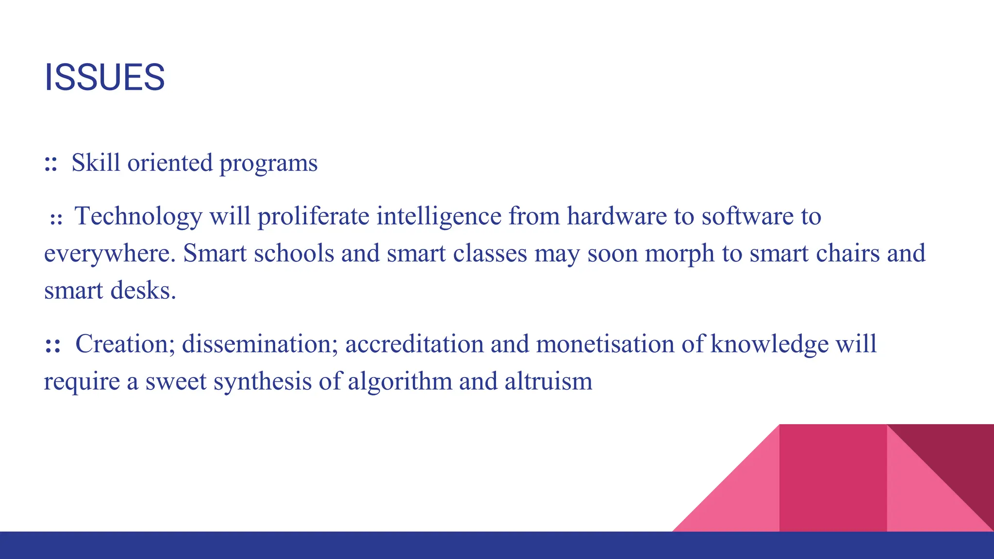 Presentation based on Education activities, futuristic thought | PPTX