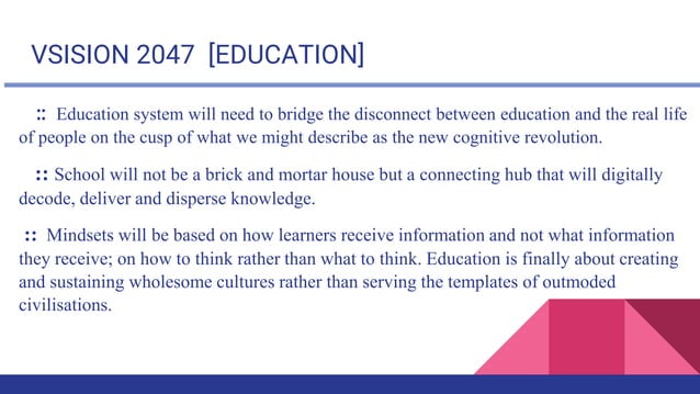Presentation based on Education activities, futuristic thought | PPTX