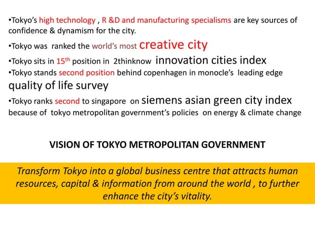 Tokyo as a Global City Region | PDF
