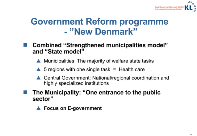 Danish Structural Reform | PPT