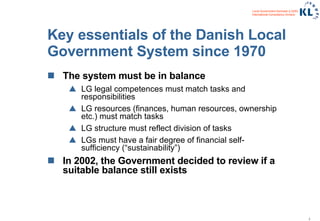 Danish Structural Reform | PPT