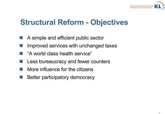 Danish Structural Reform | PPT | Civic affairs | Politics