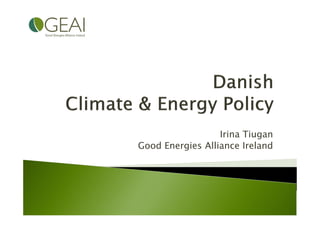 Danish Energy Policy | PPT