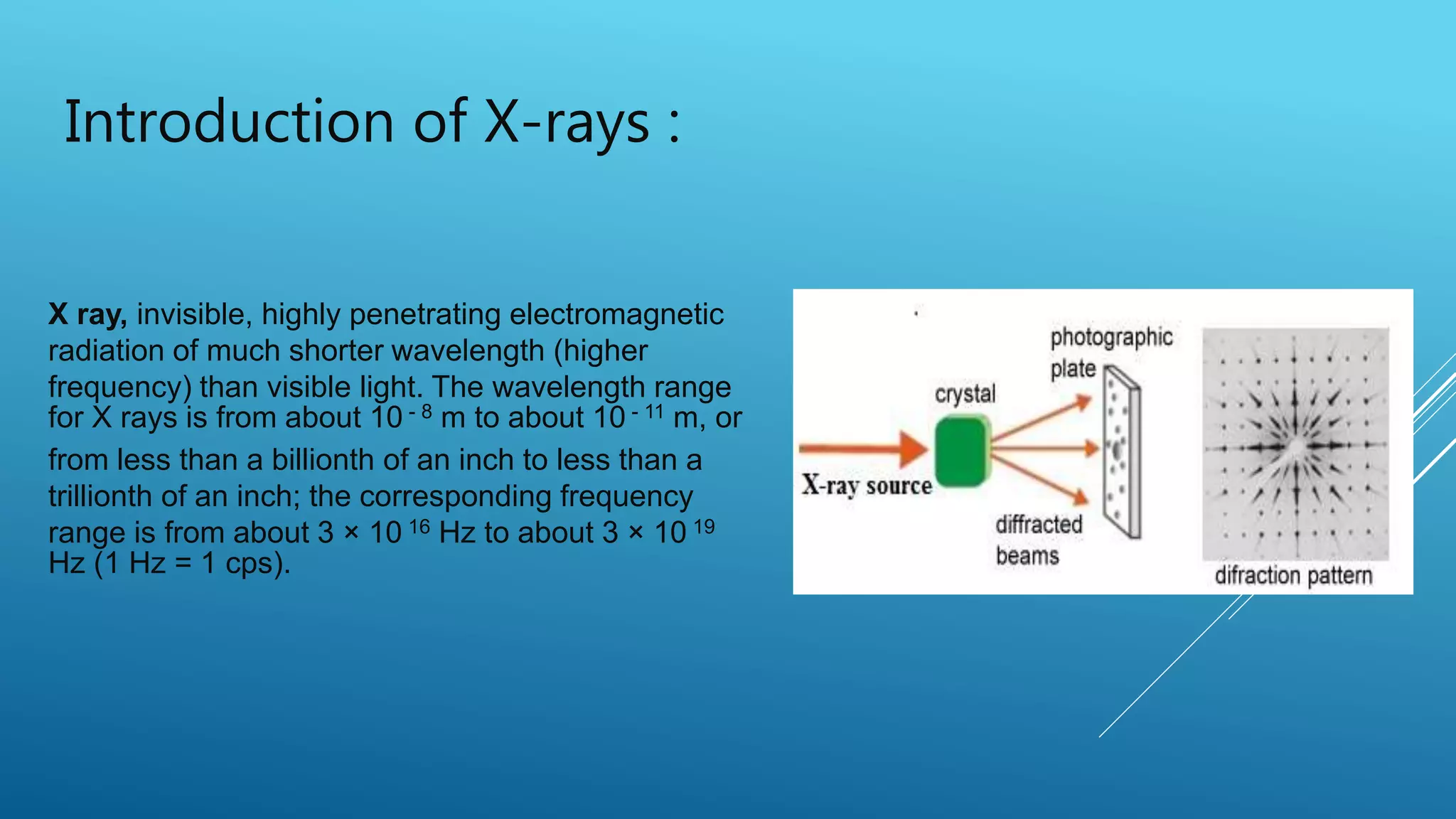 Diffraction of X-rays by crystals | PPTX | Chemistry | Science