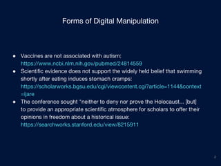 Fighting Social Media Manipulation with Machine Learning | PPTX ...