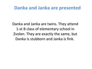 Danka and janka original book | PPT