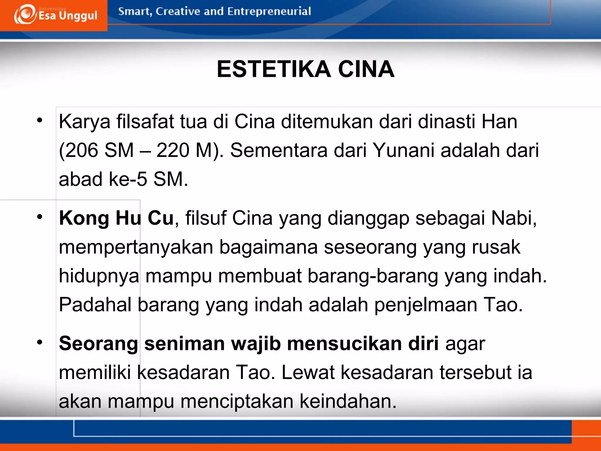Estetika Klasik Timur | PPT