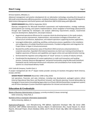 Dan lang resume_2018 | PDF