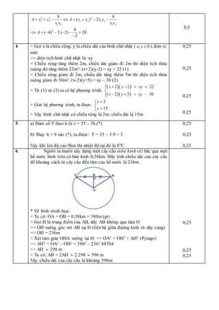 Đề Thi HK2 Toán 9 - TH THCS THPT Tây Úc | PDF