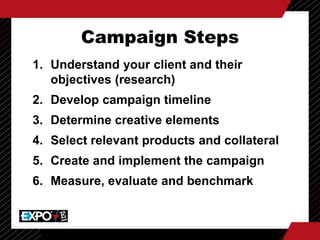 Building an effective promotional campaign | PDF