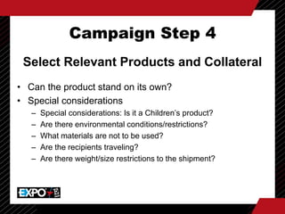 Building an effective promotional campaign | PDF