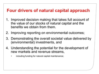 Natural Capital and Environmental Decision Making | PPT