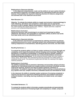 Danny a[1] | DOC | Educational Assessment | Education