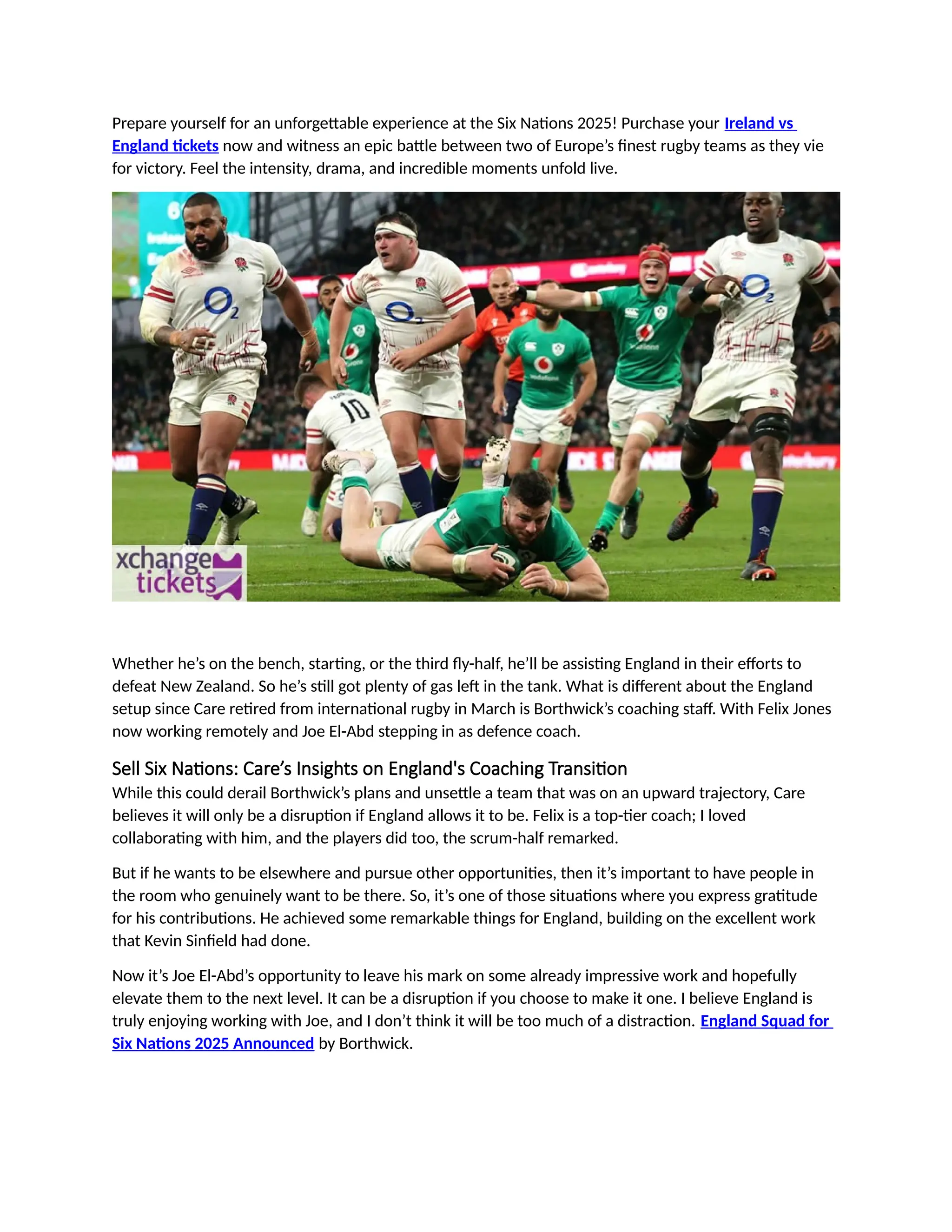 Danny Care on England's Path to Success.docx