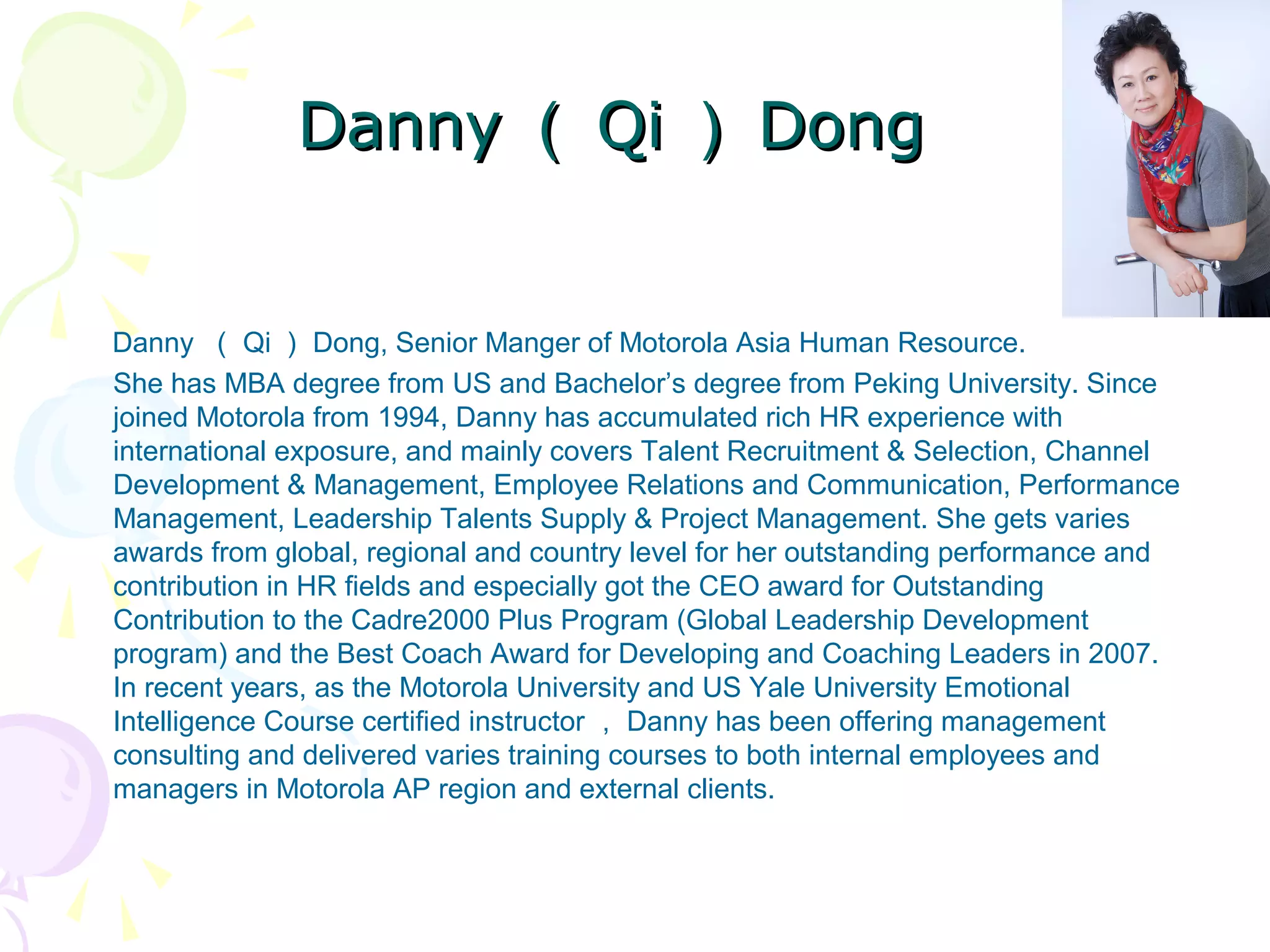 Danny Dong Profile | PPT
