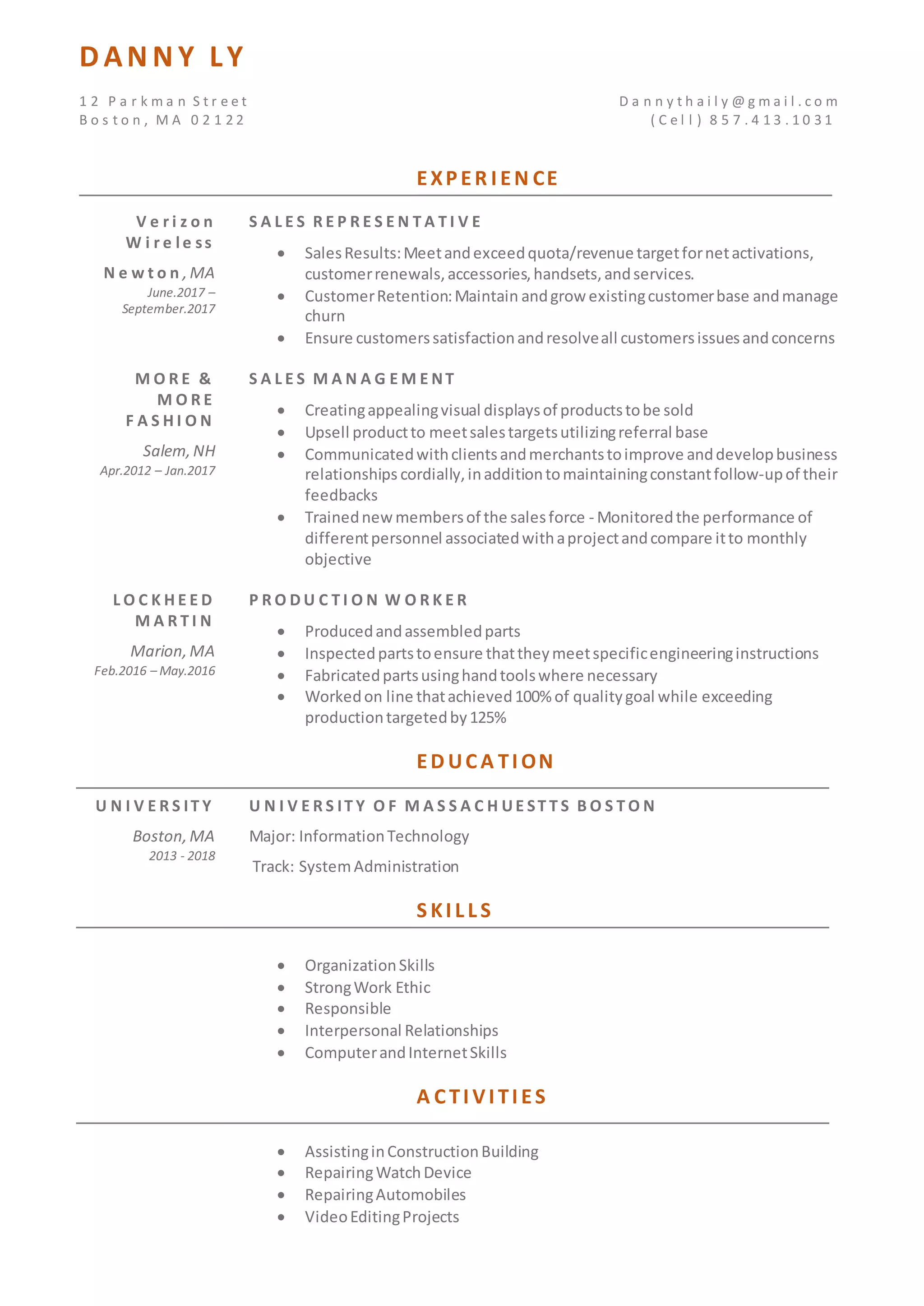 Danny Ly Resume | DOCX