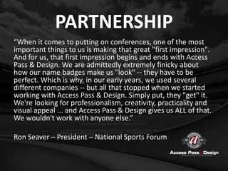 2013 National Sports Forum Breakout | PPTX
