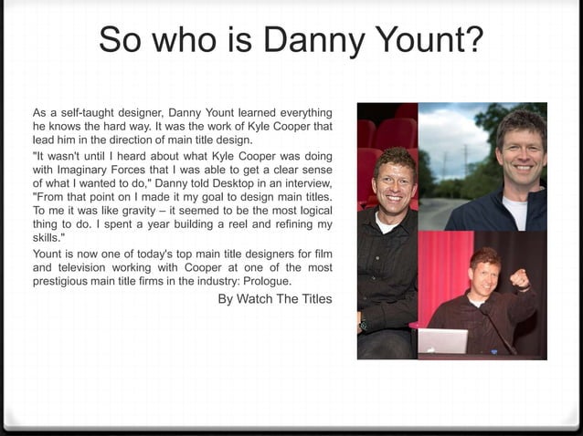 Danny Yount Case Study | PPT