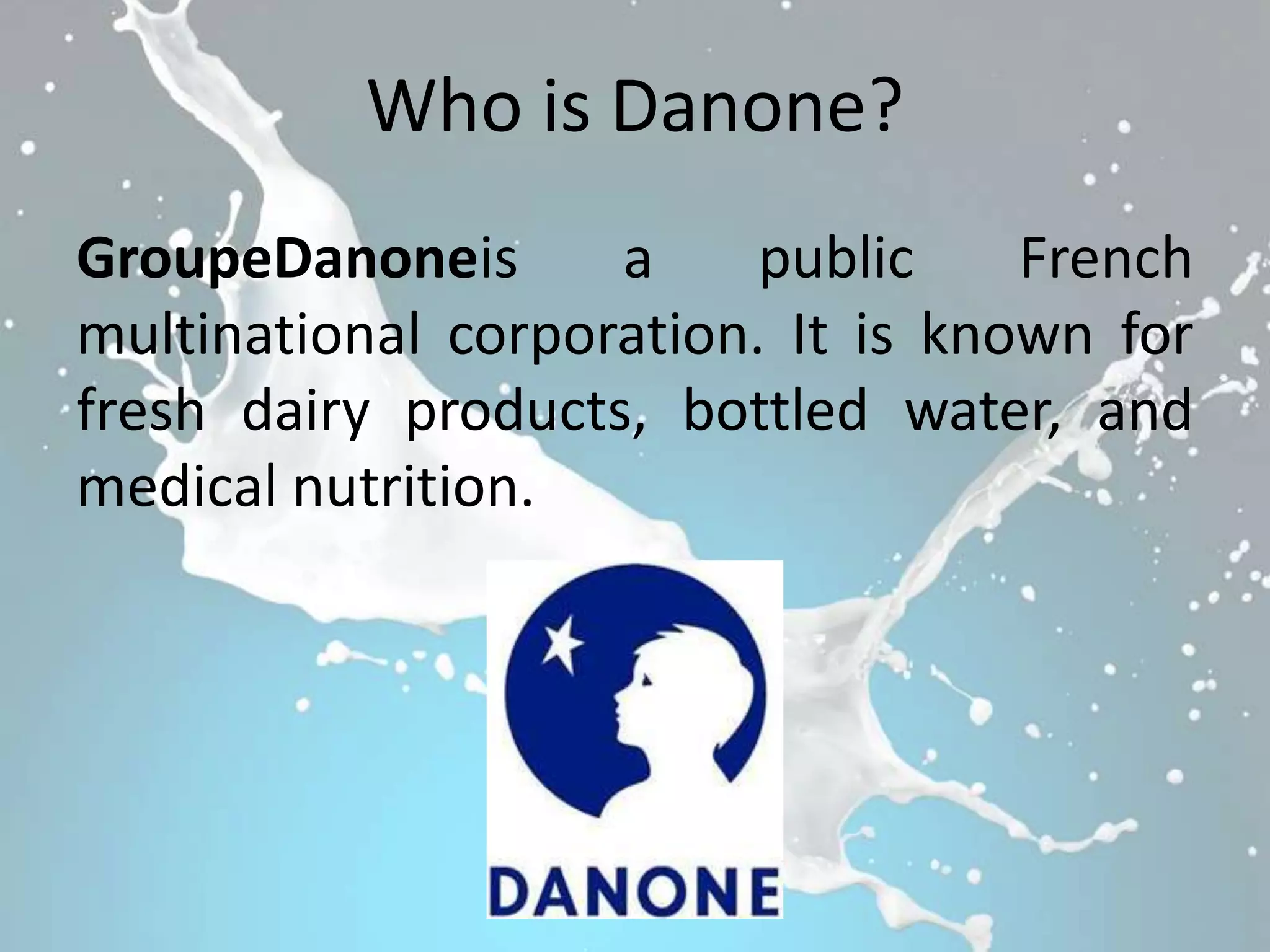 Danone International Case Study | PPTX