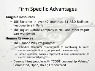 Danone International Case Study | PPTX