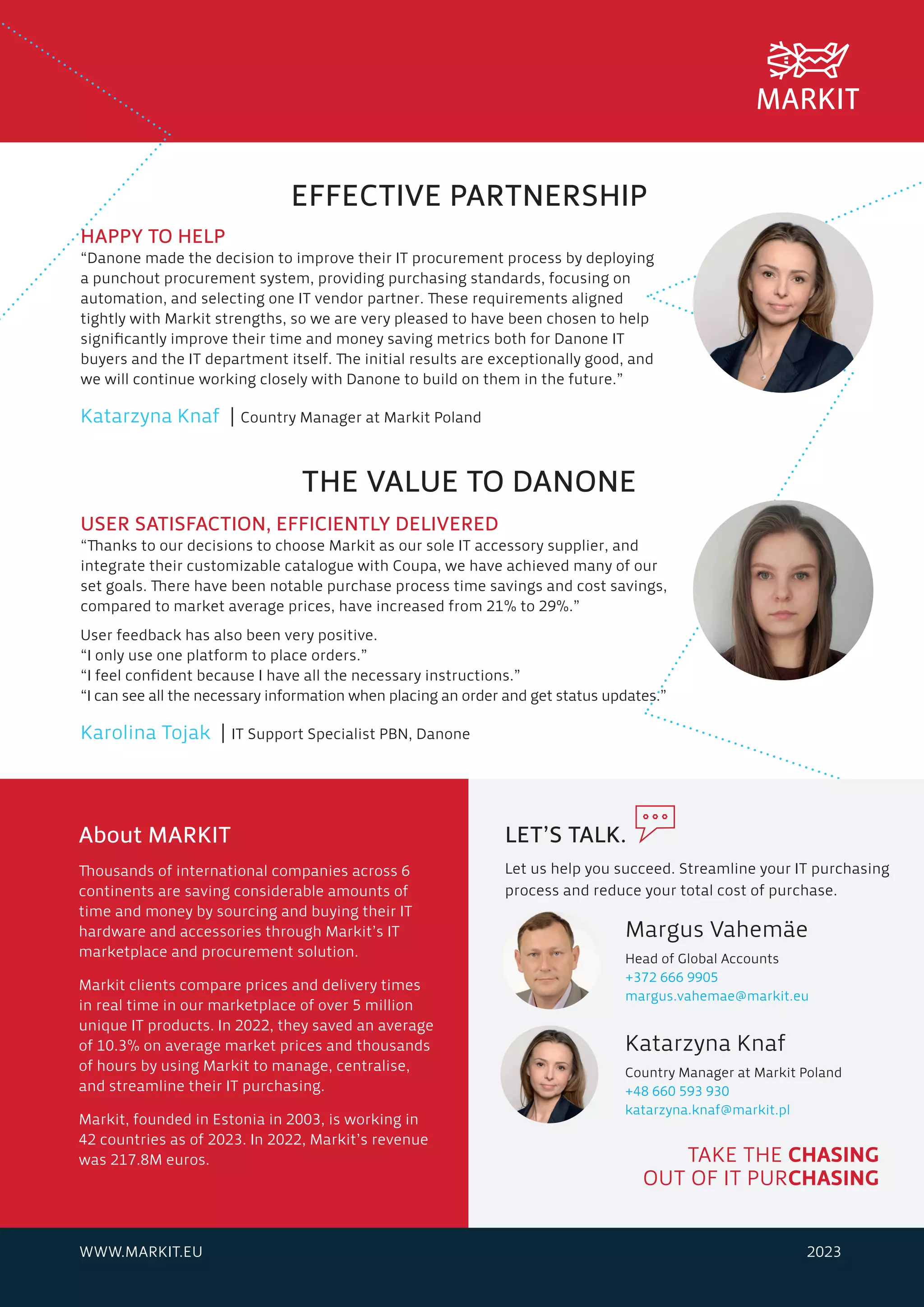 Danone IT procurement success story | PDF