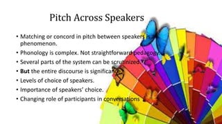Discourse Analysis and Phonology | PPTX