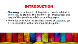 Discourse Analysis and Phonology | PPTX