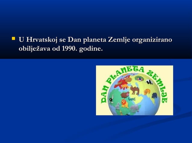 Dan planeta zemlje | PPT